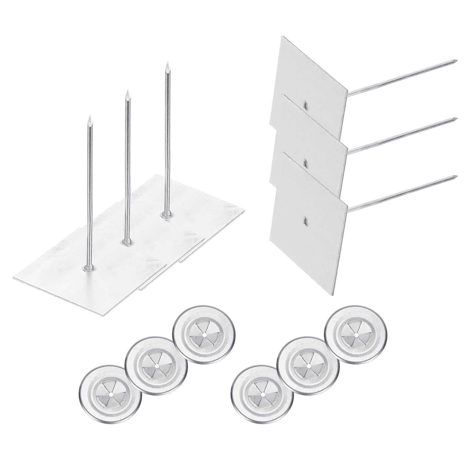 Uxcell Self Stick Insulation Pins, Self Locking Washers for Foam Board ...