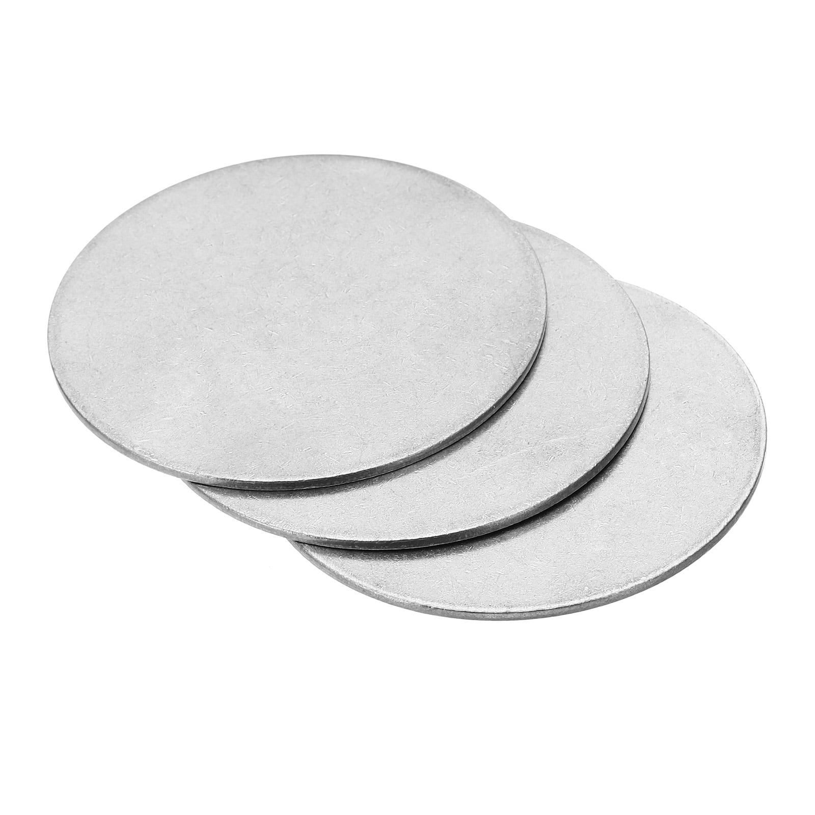 70mm Steel Disc, 3Pcs Round Metal Stamping Blanks Tags Circle Stainless ...