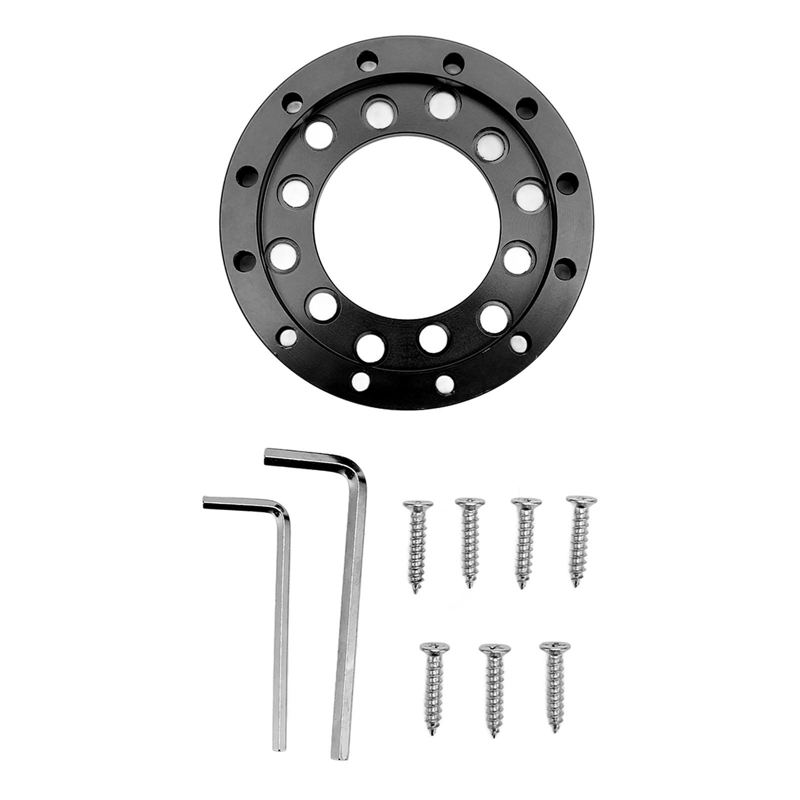 70mm Steering Wheel Adapter Plate Professional Aluminum Racing Car ...