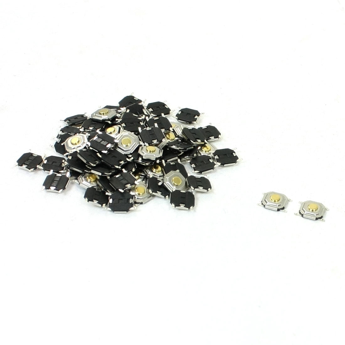 70pcs 5mmx5mm 4 Pins Momentary Surface Mount Device SMT Tactile Tact ...