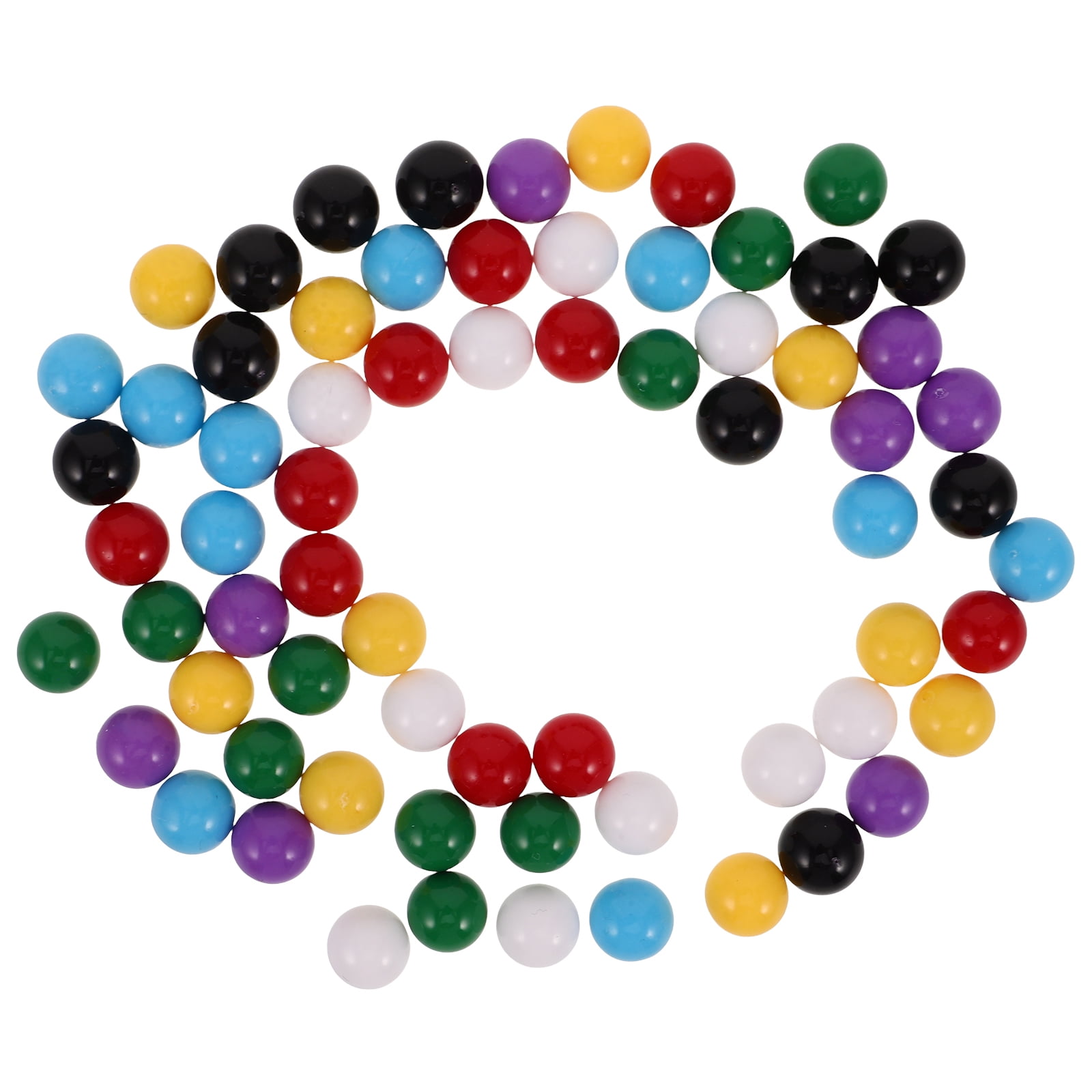 70pcs Colorful Plastic Marbles Balls Counting Balls Kids Probability ...