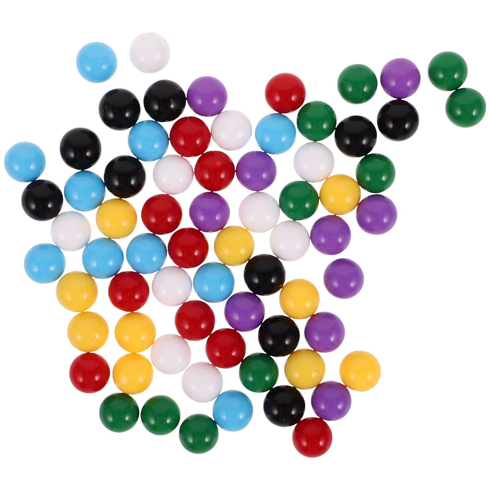 70pcs Colorful Plastic Marbles Balls Learning Balls Educational Math ...