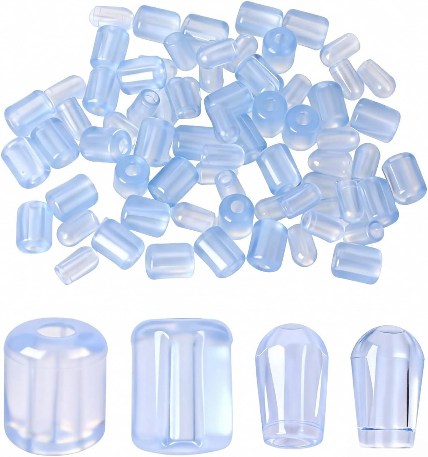 70pcs Rubber Feet for Sink Grid, Clear Kitchen Sink Rack Feet Bottoms ...