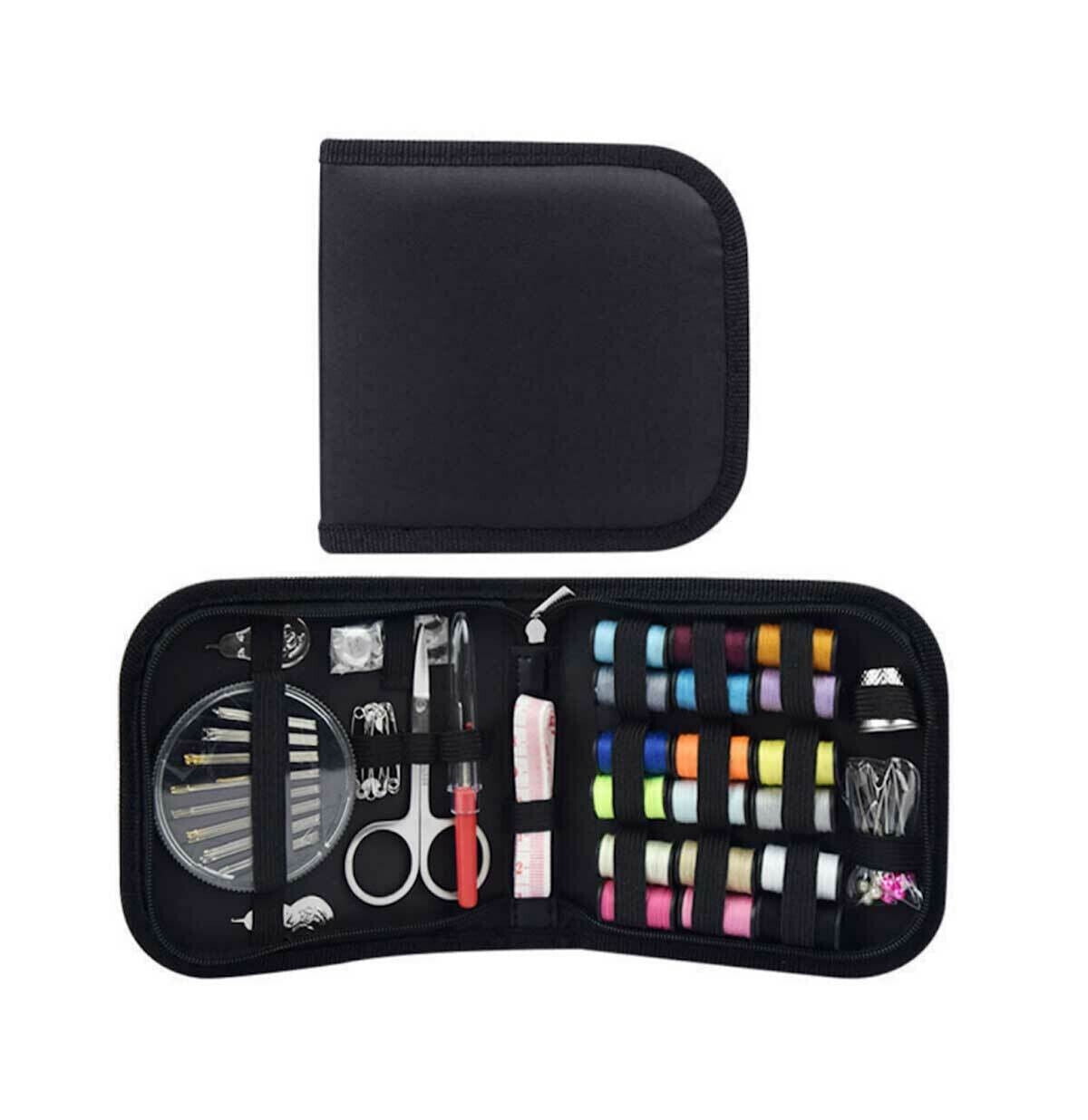 70pcs Sewing Kit Thread Threader Tape Measure Scissor Thimble Home ...
