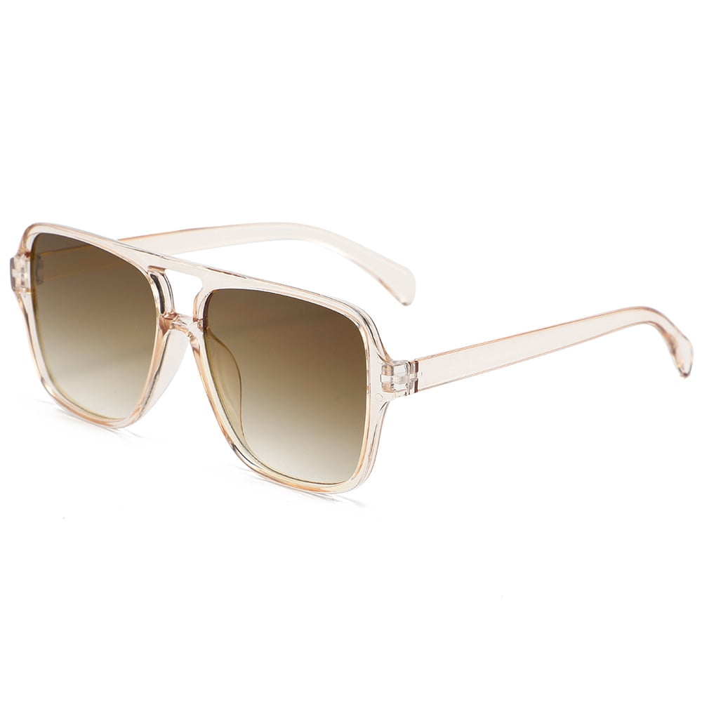 70s 80s 90s Trendy Oversized Sunglasses for Women Men Fashion Shield ...