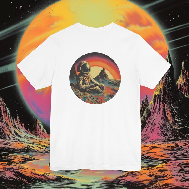 70s 80s Space woman comics shirt, moon shirt, stars, planets, Alien tee ...