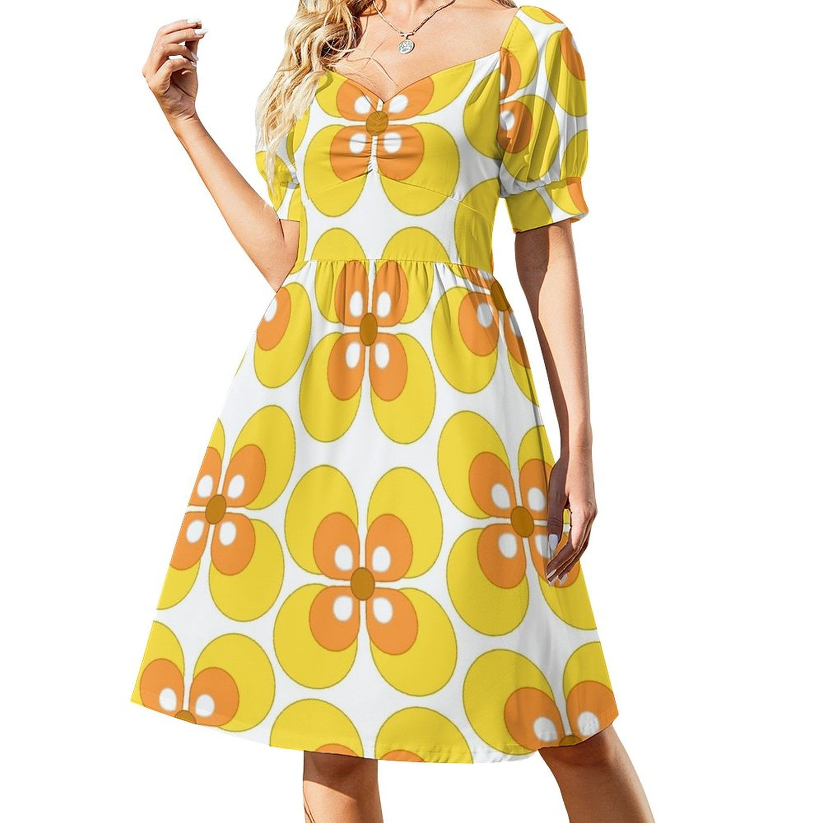 70s Circle Design Sleeveless Dress dresses summer woman 2024 summer ...