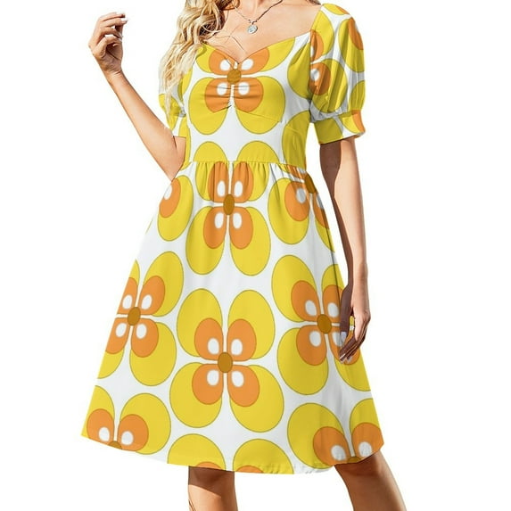 70s Circle Design Sleeveless Dress dresses summer woman 2024 summer ...