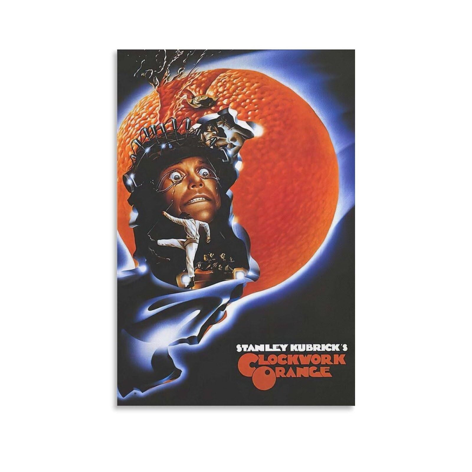 70s A Clockwork Orange Crime Movie Vintage Poster Decorative Painting Canvas Wall Art Living ...