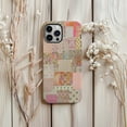 70s Floral Collage Phone Case Retro Geometric Art with iPhone 17 ...
