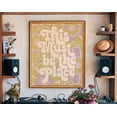 70s Floral Print Retro Home Decor Wall Art - Walmart.com