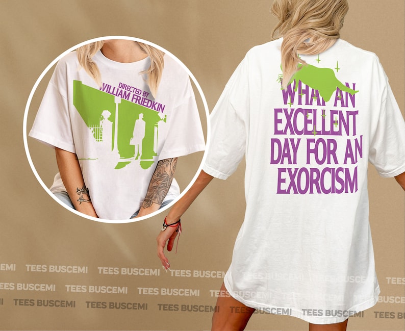 70s Horror Movie Shirt, Retro Exorcism Graphic T-Shirt, Vintage Tee of ...