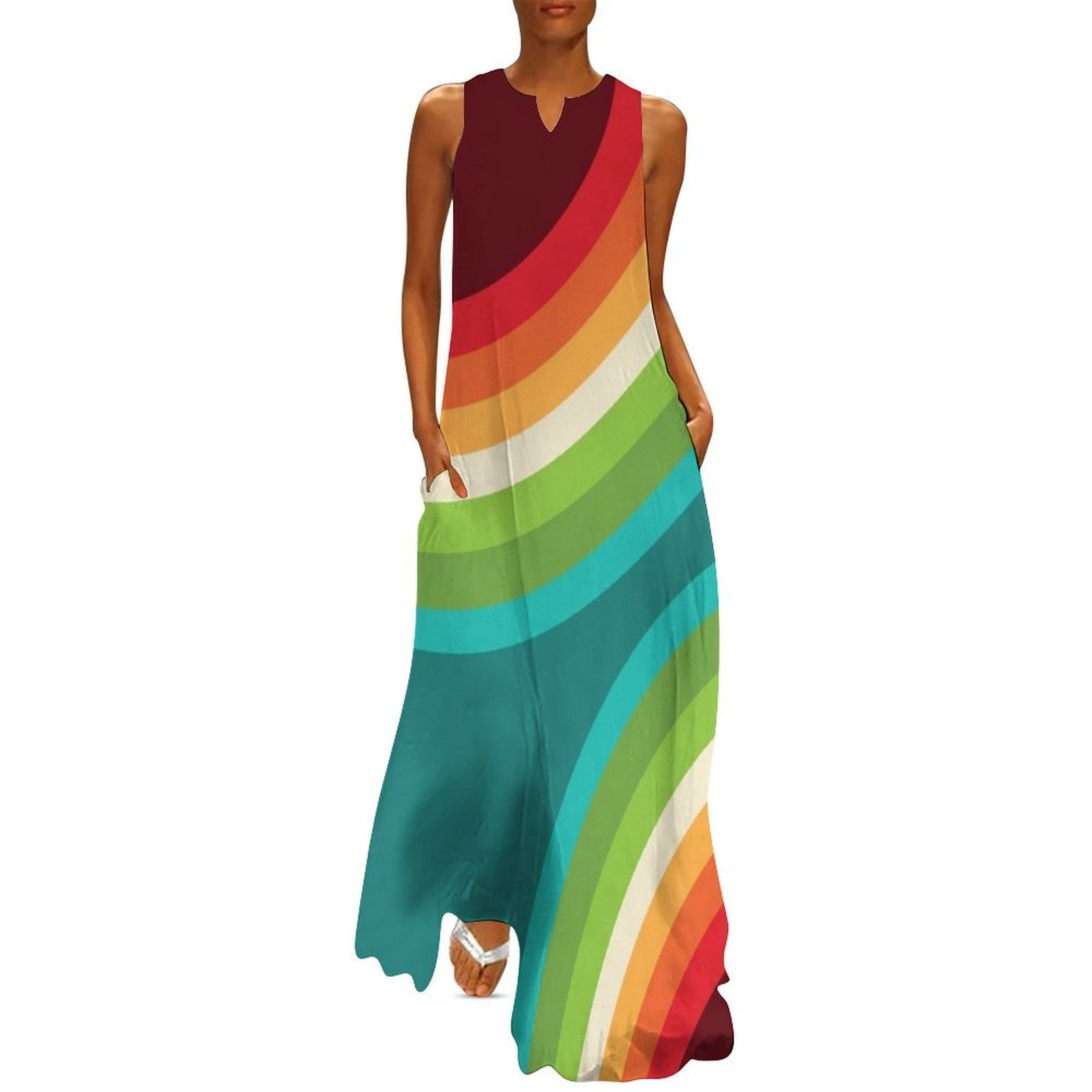 70s Long Dress Dress wom Dresses gala eving dress ladies birthday for ...