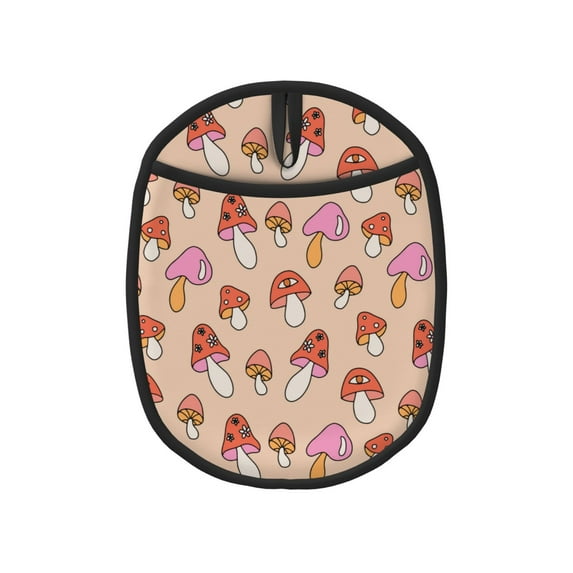 70s Mushroom Pot Holders for Kitchen - Heat Resistant Oven Mitts Hot ...