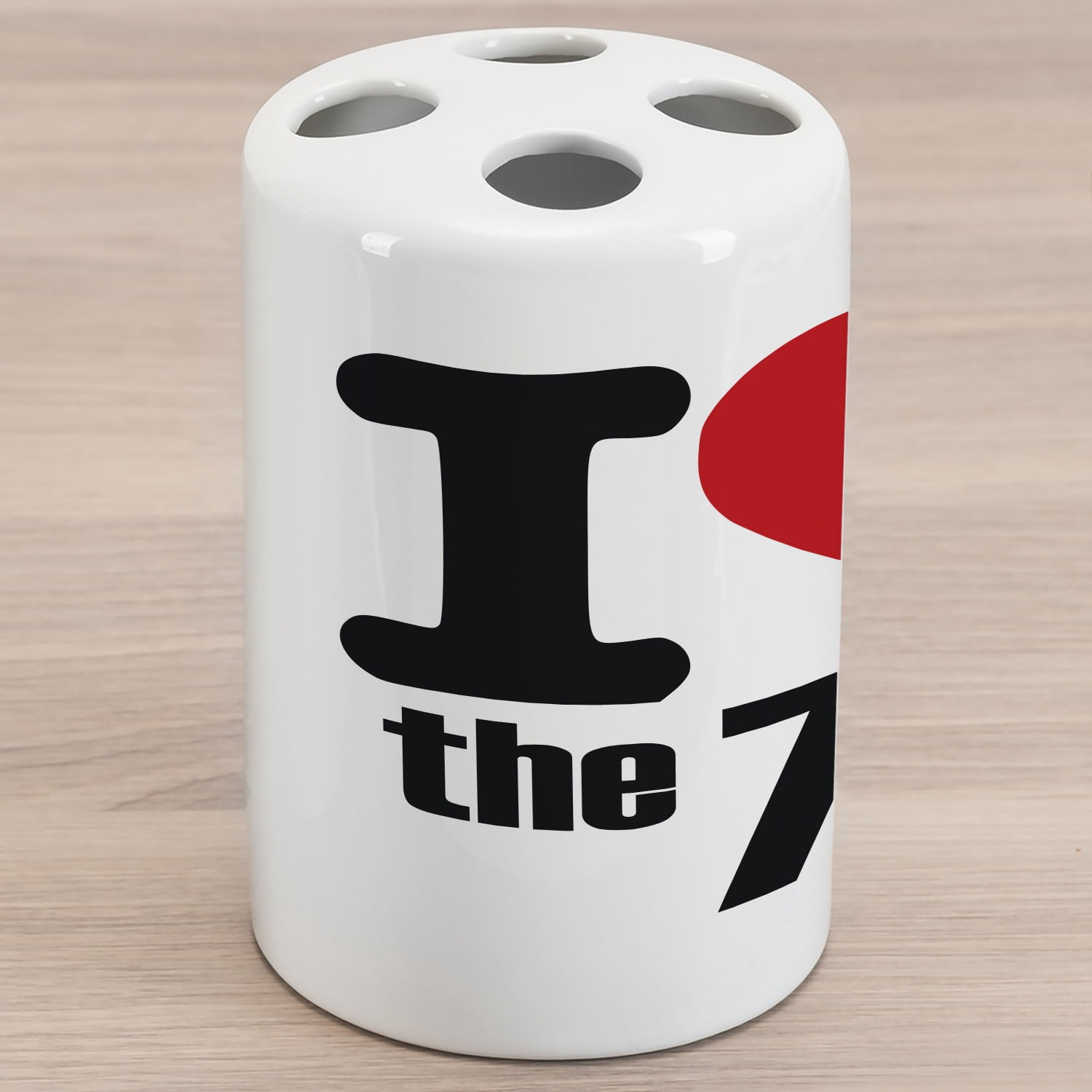 70s Party Ceramic Toothbrush Holder, I Love the 70s Pictogram Party ...