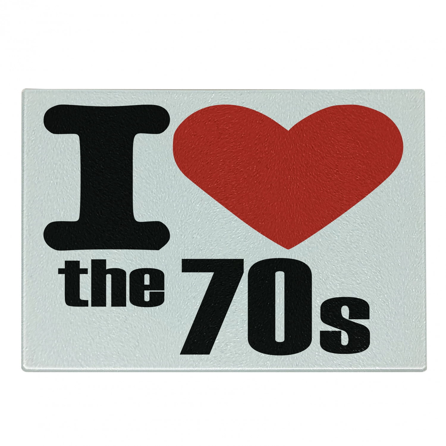 70s Party Cutting Board, I Love the 70s Pictogram Party Card Inspired ...