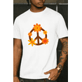 70s Peace Sign Groovy Flowers Retro Hippie Vintage Graphic Style Unisex ...