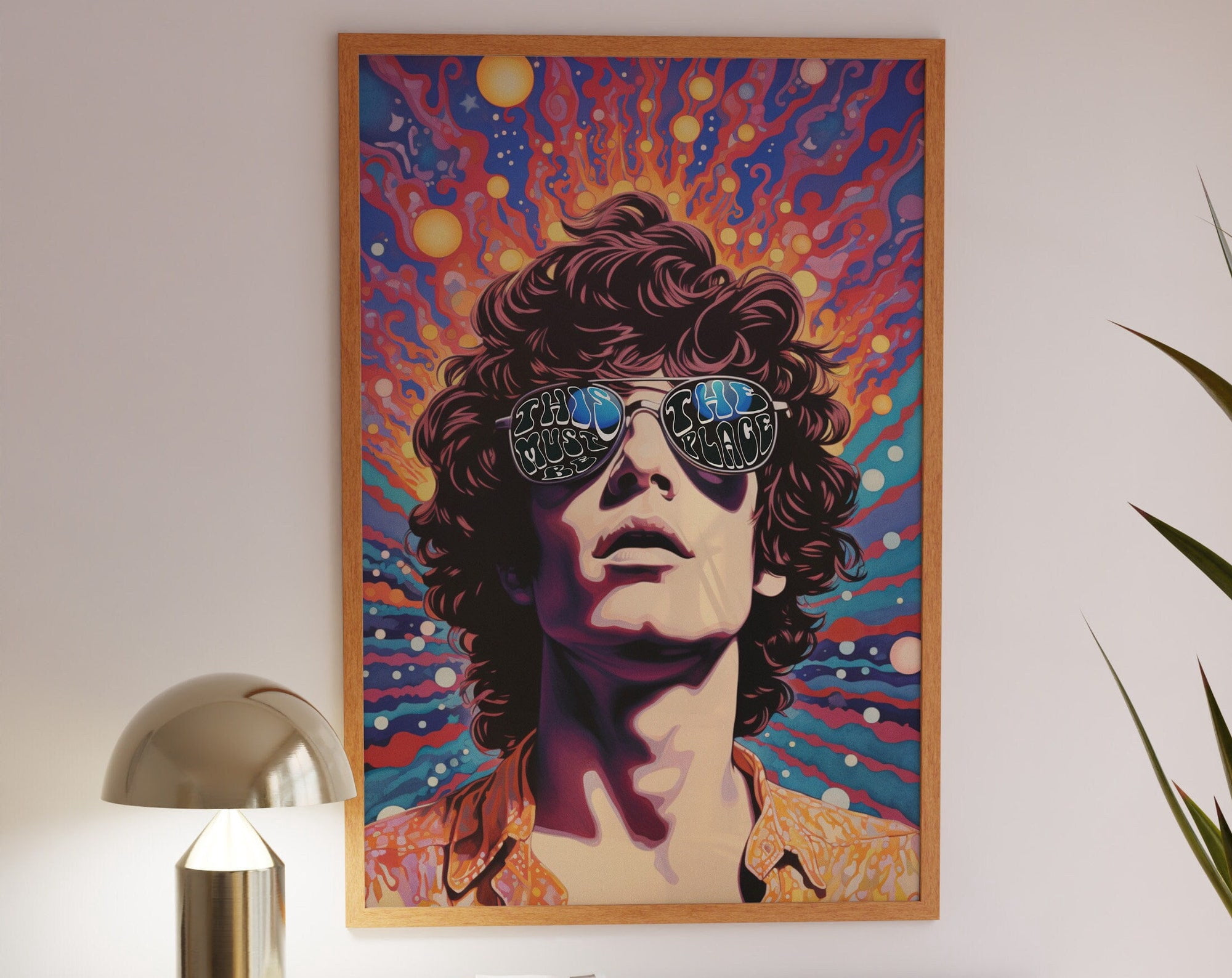 70s Psychedelic Art Print Gradient Hippie Poster Dorm Decor - Walmart.com