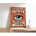 70s Psychedelic Eye Retro Hippie Decor, Stretched Canvas - Walmart.com