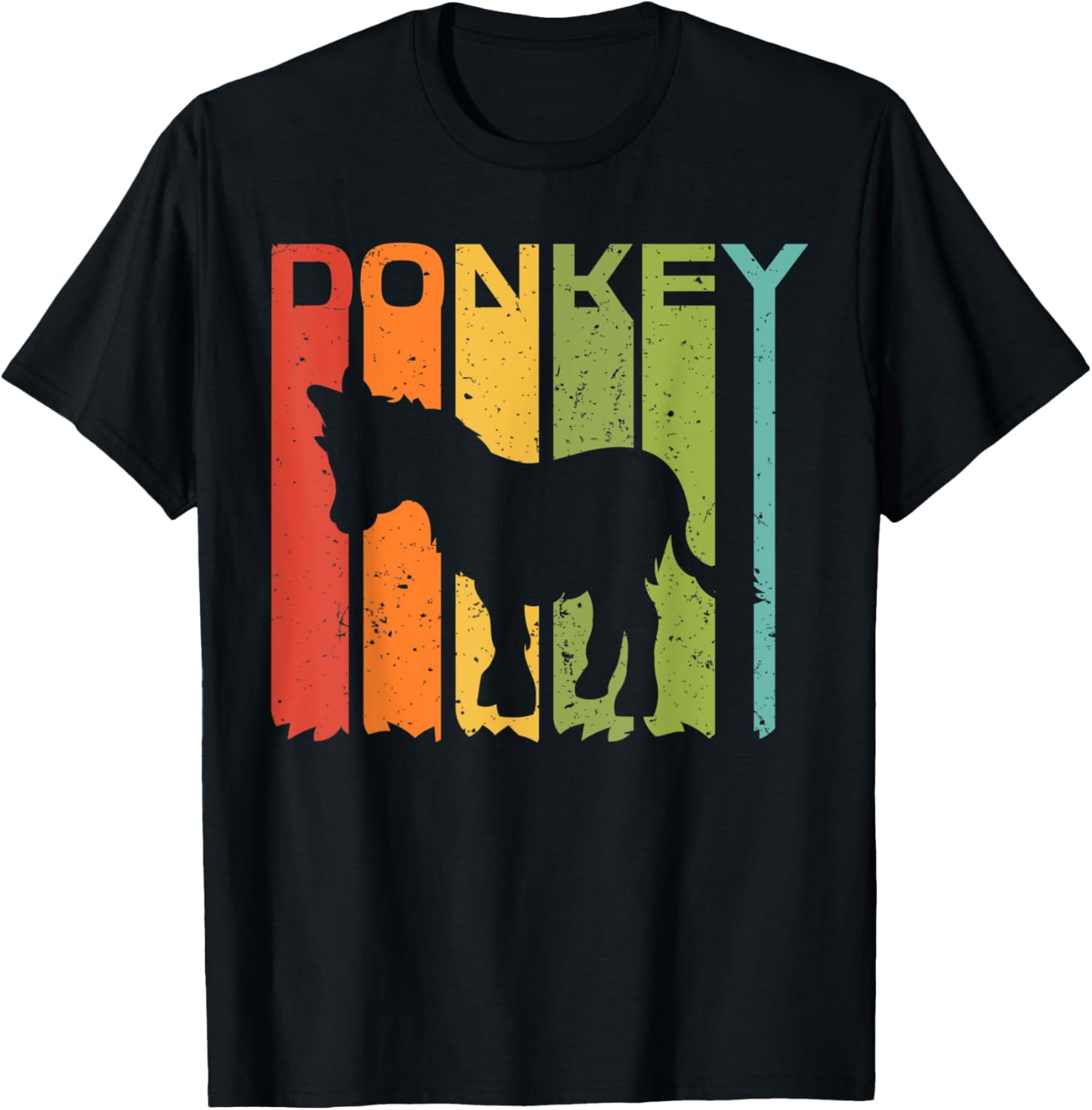 70s Retro Donkeys Clothes Outfit Gift Donkey T-Shirt - Walmart.com