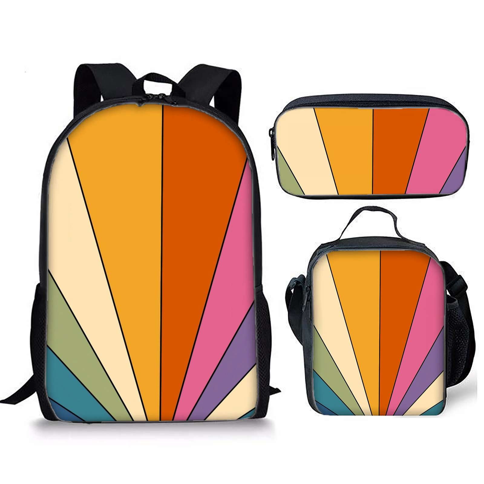 70s Retro Gallery Backpacks Bookbag Bags Rucksack Lunch Bag Pen Bag ...