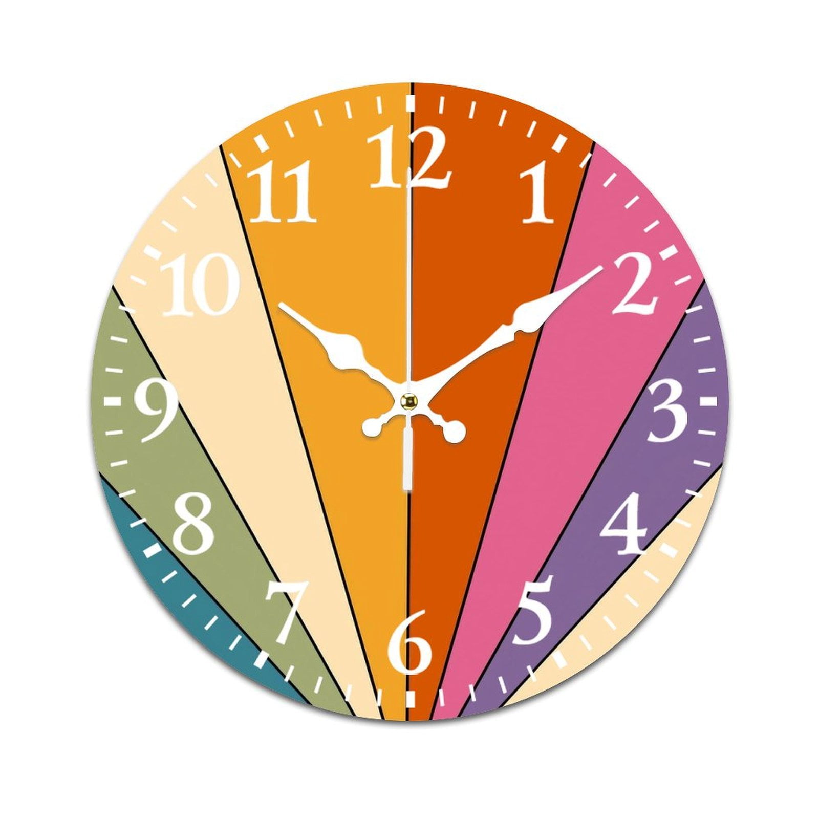 70s Retro Gallery Wall Clock Modern Design Clocks Wall Hanging Home ...