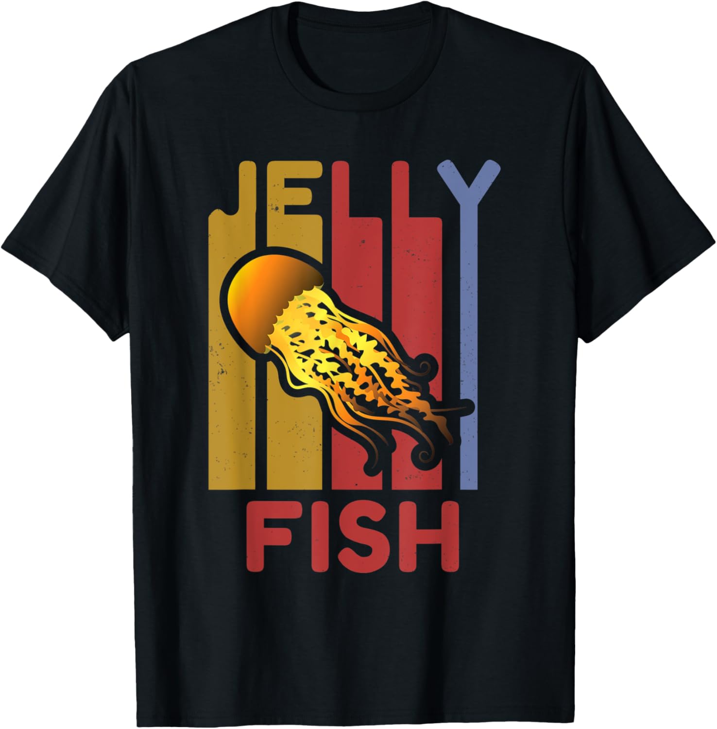 70s Retro Jellyfish Clothes Vintage Medusa Gift Jellyfish T-Shirt ...