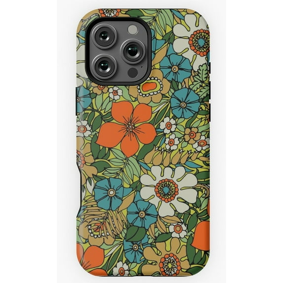 70s Retro Plate Design Phone Case for iPhone 16 15 14 13 12 11 Pro Max - Walmart.com