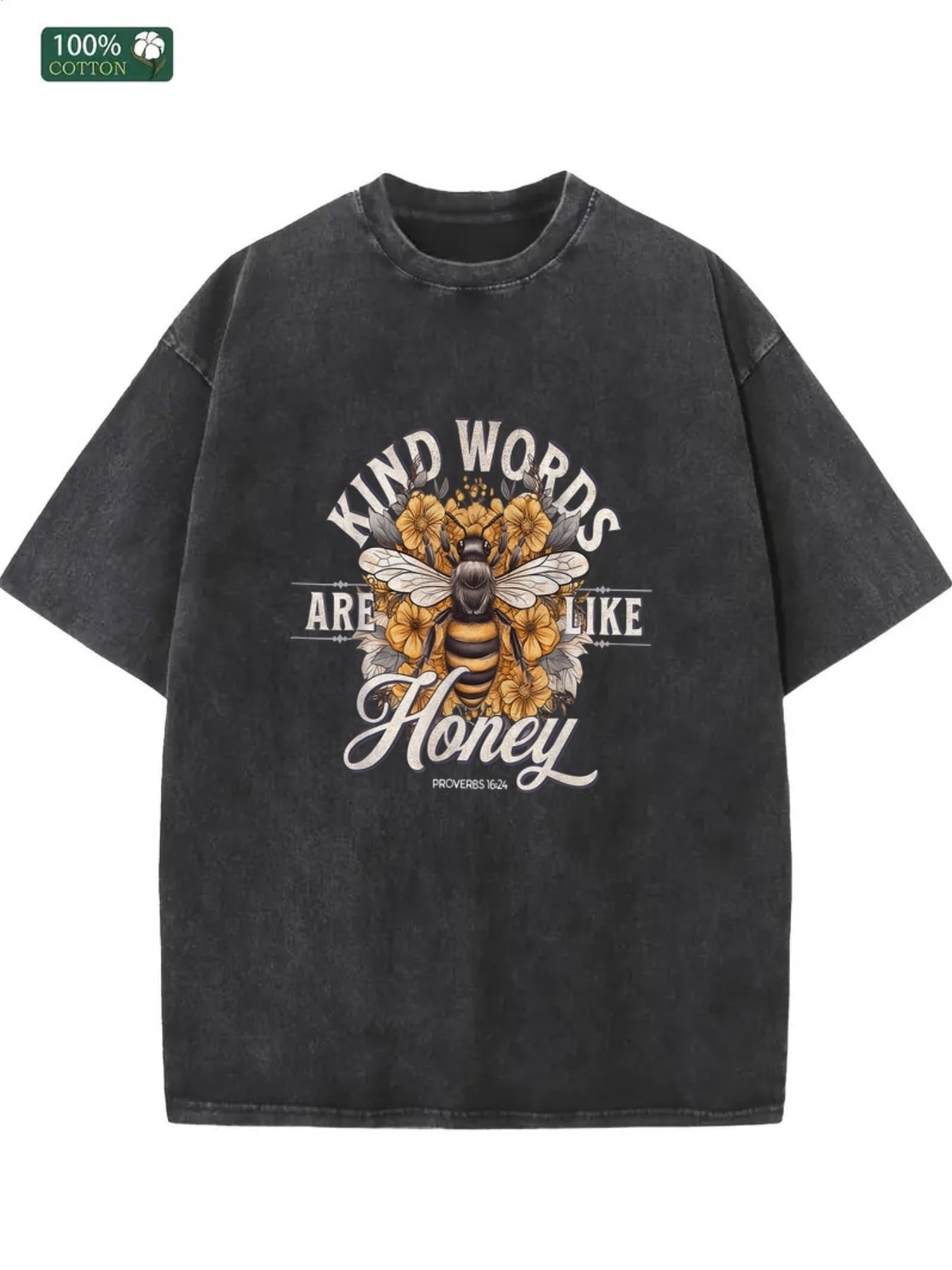 70s Retro Washed Cotton T-Shirt - Soft and breathable short-sleeved ...