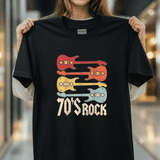 70s Rock Band Guitar Cassette Tape 1970s Vintage Retro Costume Unisex T ...