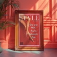 70s Style Magazine Retro High Heels, Unframed Canvas - Walmart.com