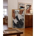 70s Style Magazine Retro Loafer Shoes Inspired Wall Art Typography ...