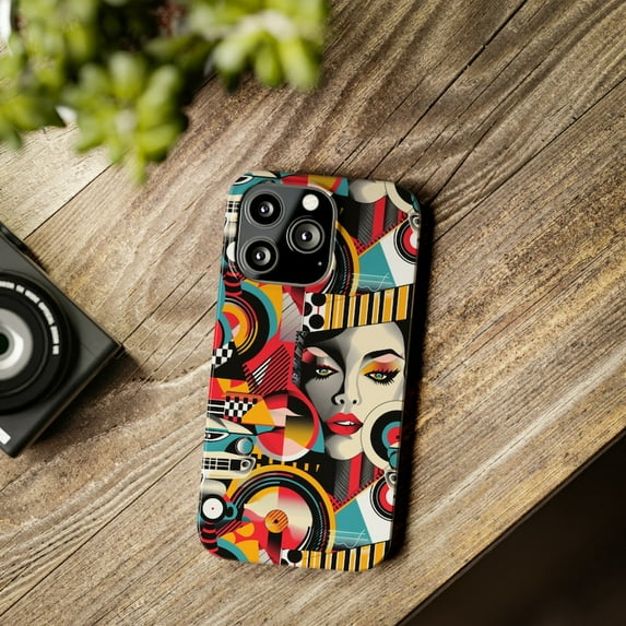 70s Style Retro Phone Case for iPhone 11 12 13 14 15 16 Pro Max ...