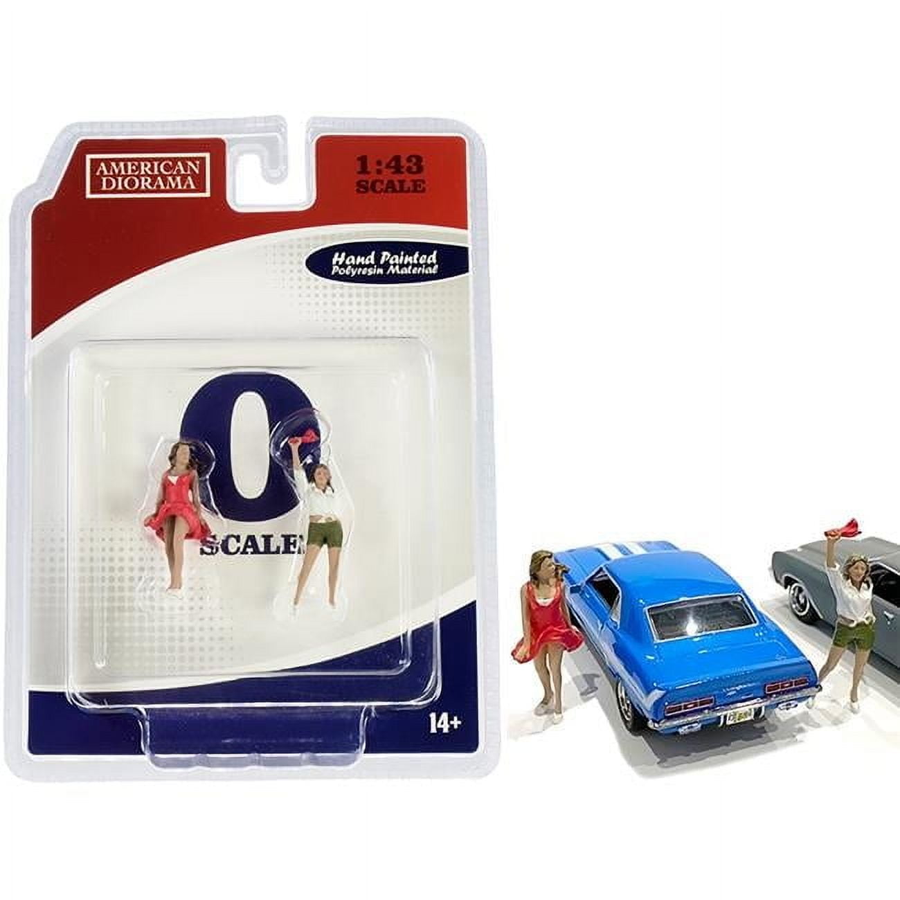 70s Style Two IV Figurines Set for 1 by 43 Scale Models - Walmart.com