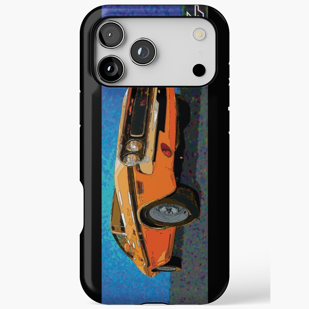 70s Vintage Challenger Muscle Car Tough iPhone Case 17 11 12 13 14 15 ...