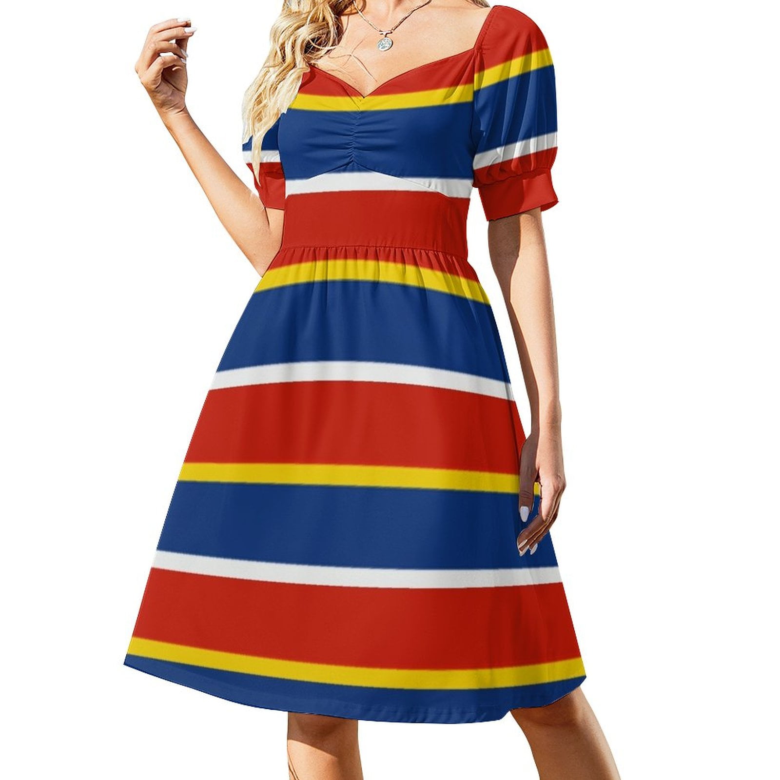 70s and 80s Puppet Inspired Striped Shirt Design Pattern Sleeveless ...