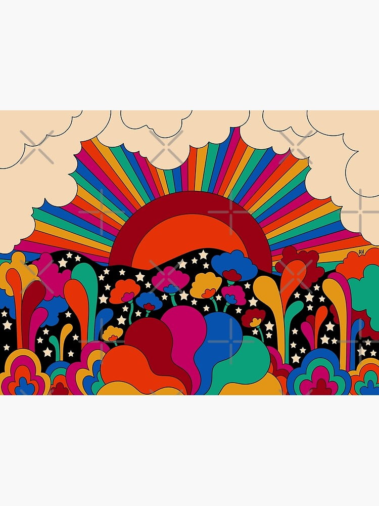 70s landscape Fashion Art Decor Frame - Walmart.com