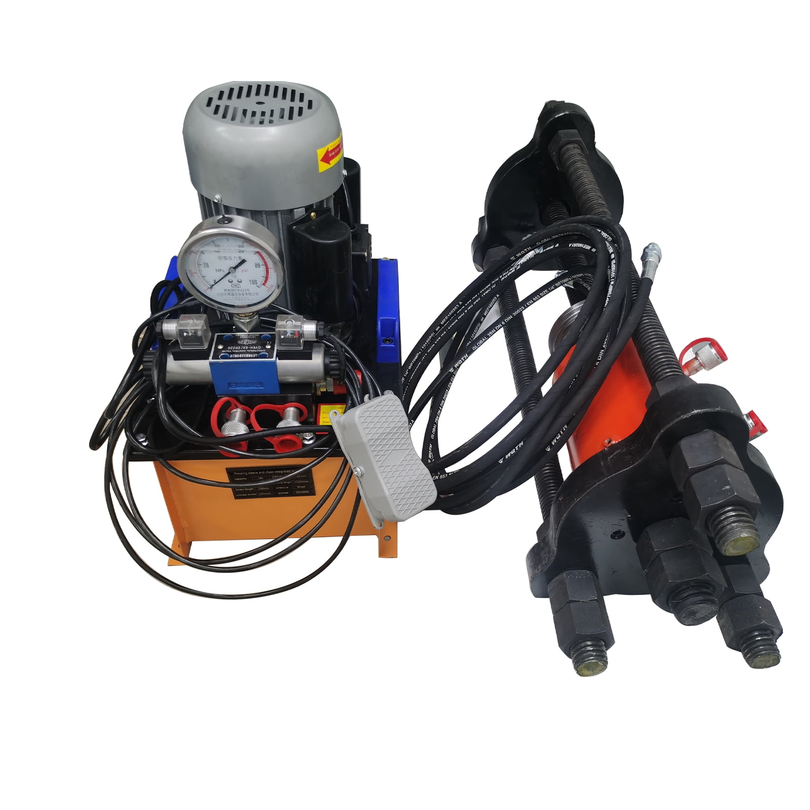 70t Excavator Track Dismantling and Pressing Sleeve Machine 2 in 1 ...