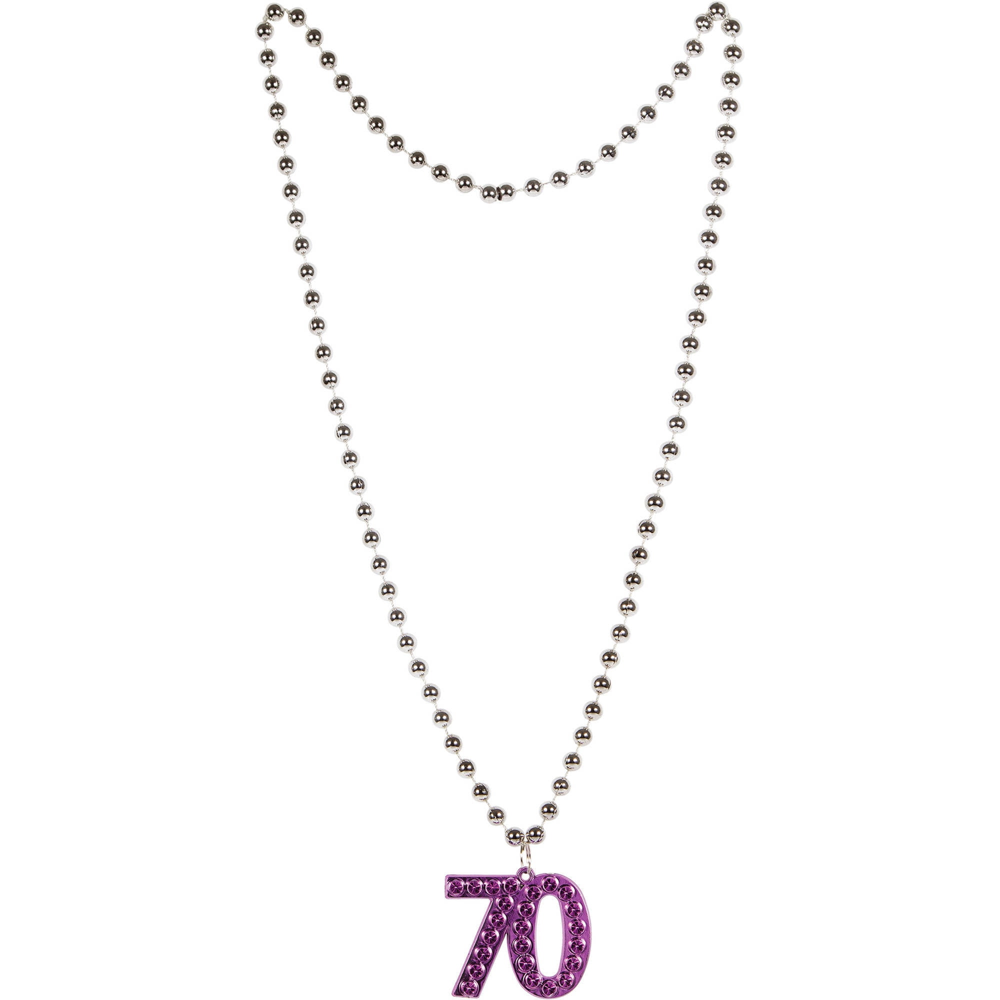 70th Birthday Beaded Necklace, each - Walmart.com
