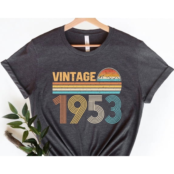 70th Birthday Shirt 1953 Retro Shirt 70th Birthday Gift 70th Birthday ...