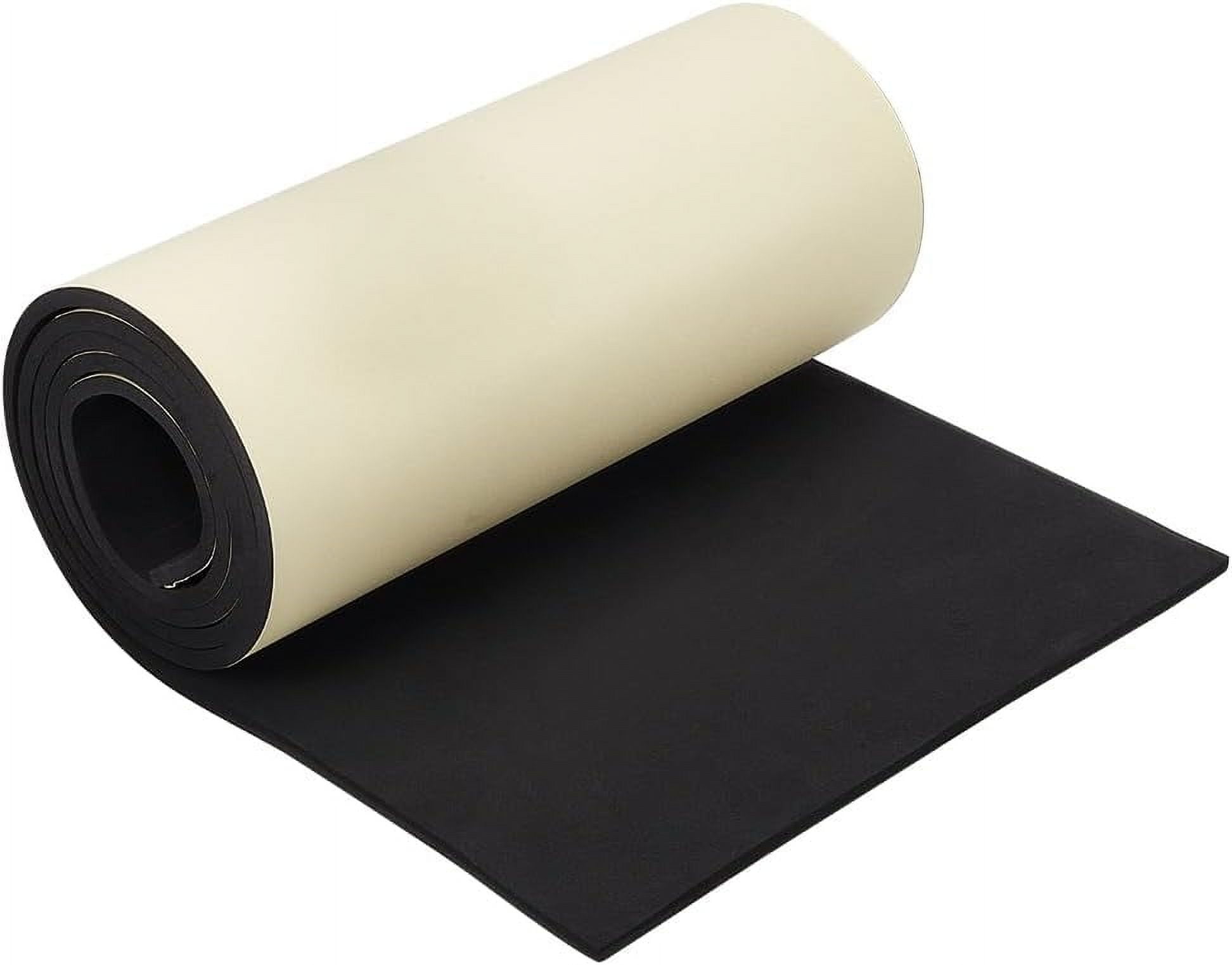 70x11.8 inch Black Self Adhesive EVA Foam Roll 6mm Thick Waterproof ...