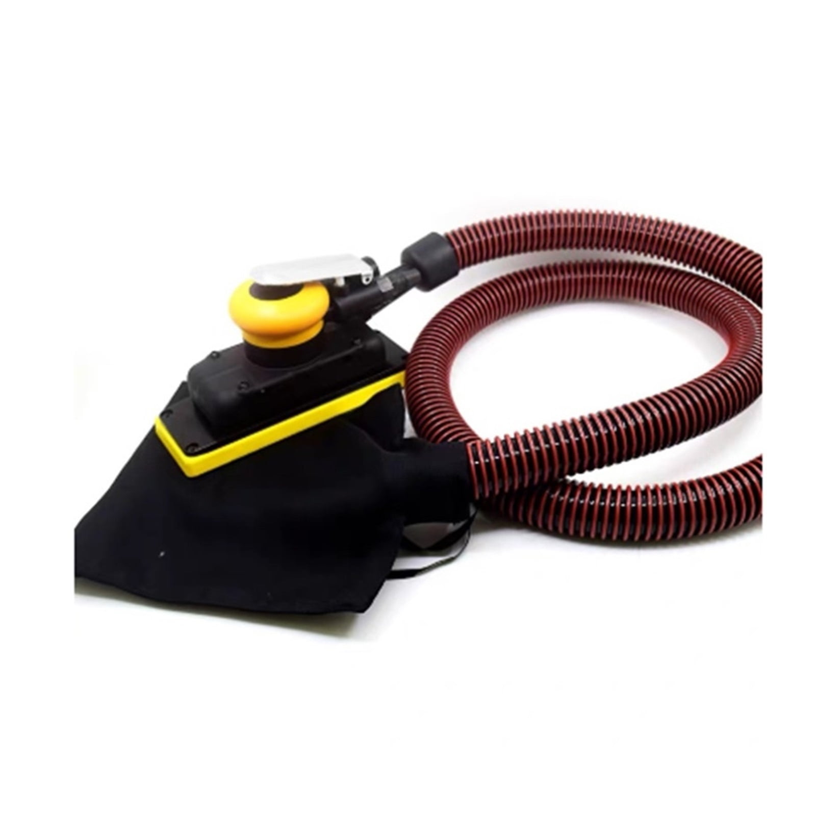 70x198mm Self Generated Vacuum Orbital Sander Air Square Polisher Dry ...