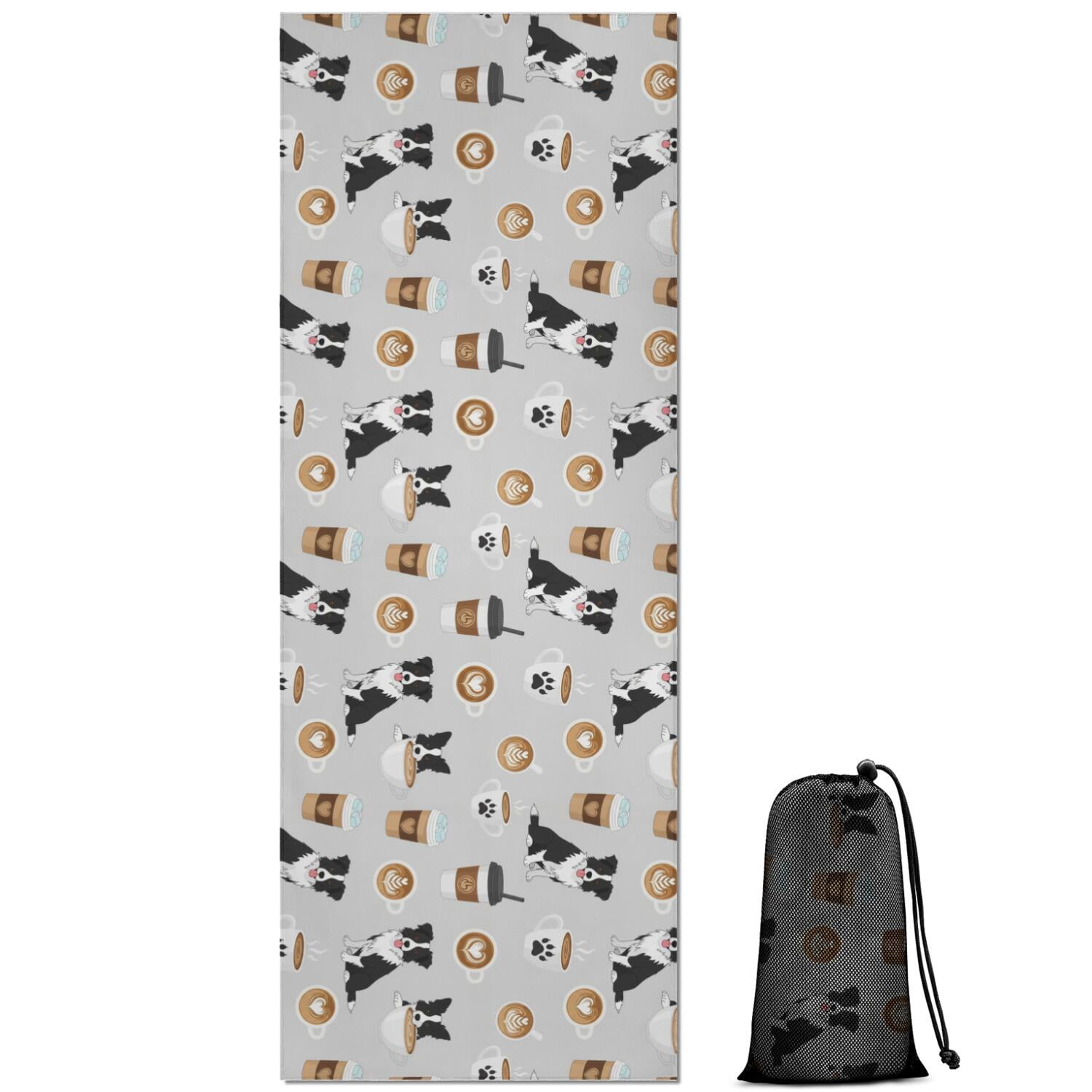 70x26 Inch Yoga Towel, Sweat Absorbent Non-Slip Mat for Hot Yoga ...