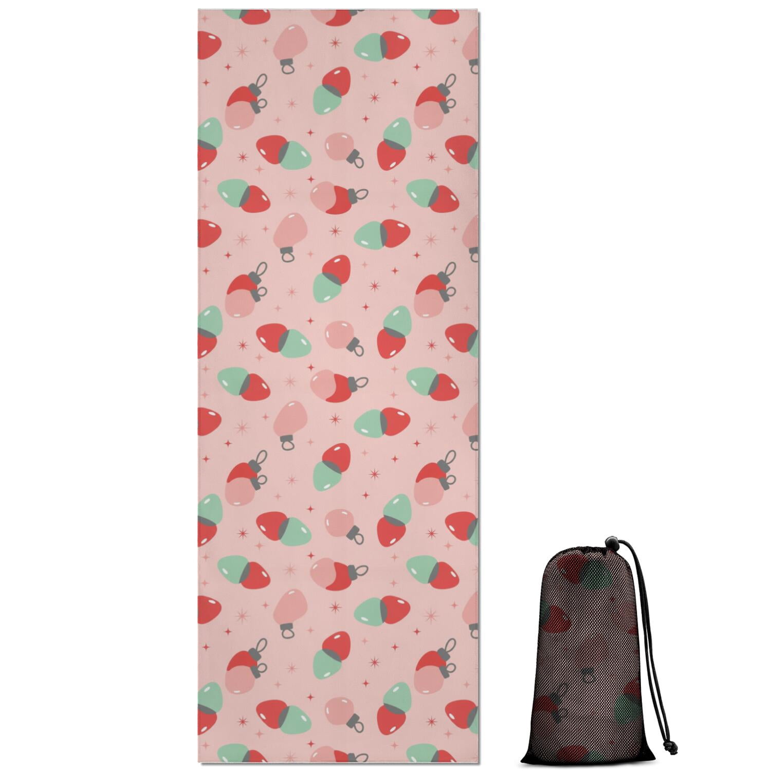 70x26 Inch Yoga Towel, Sweat Absorbent Non-Slip Mat for Hot Yoga ...