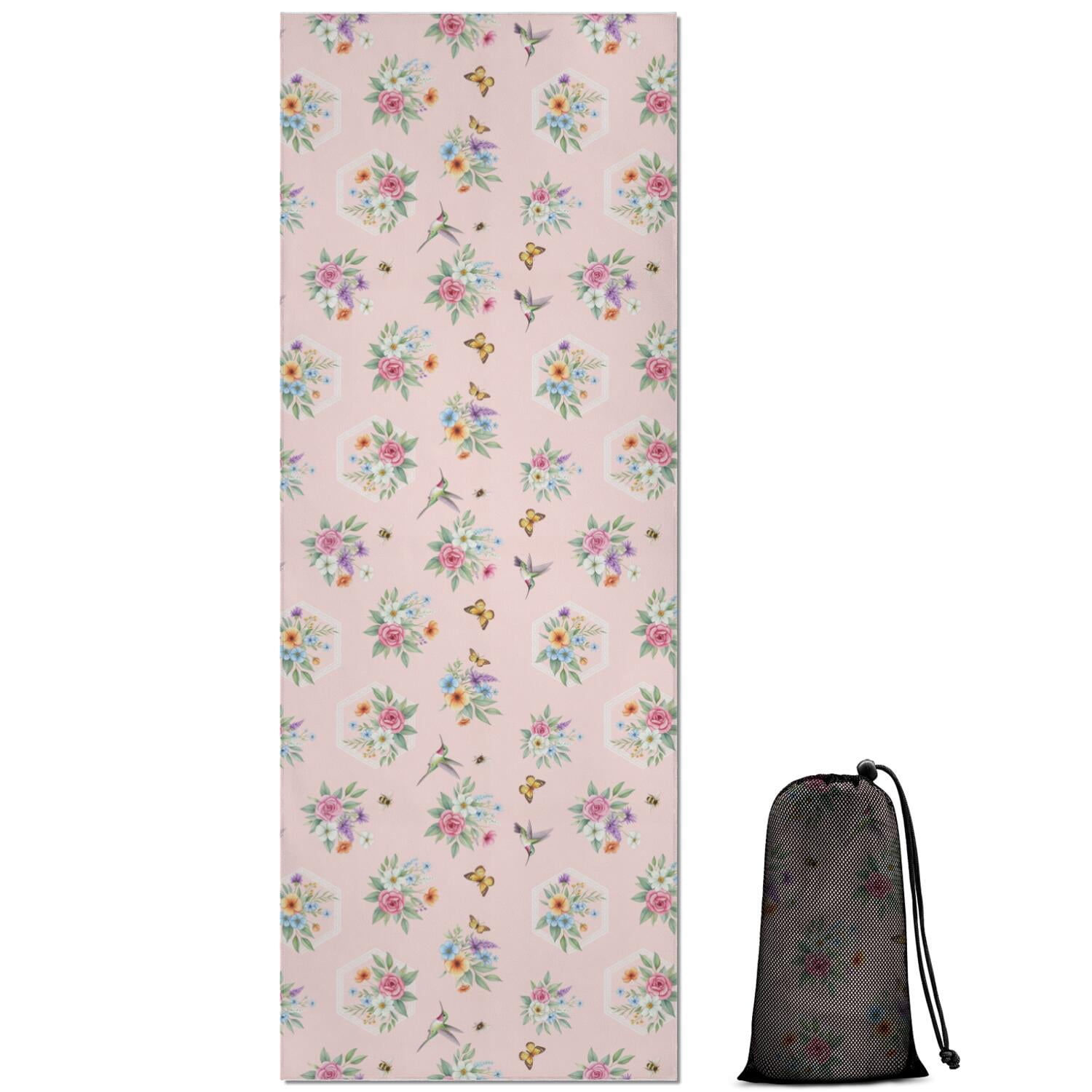70x26 Inch Yoga Towel, Sweat Absorbent Non-Slip Mat for Hot Yoga ...