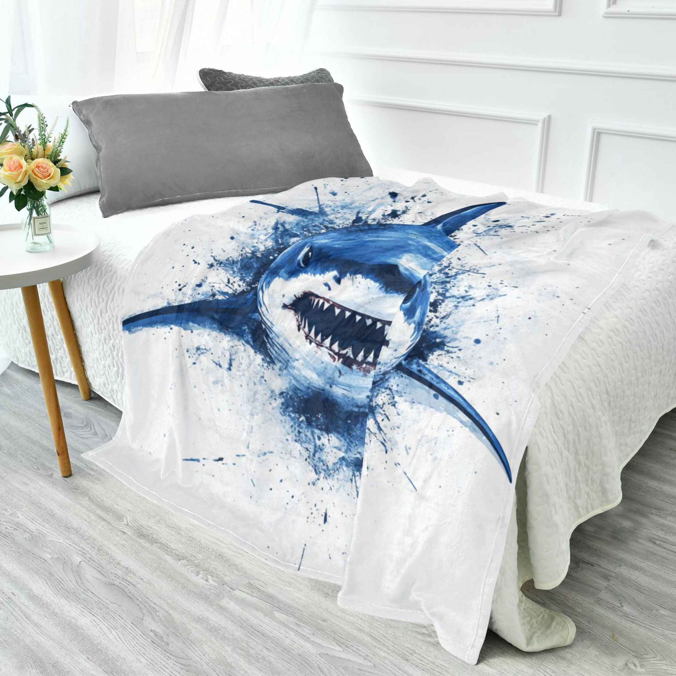 70x55 Inches Glow in The Dark Blanket Cozy Throw Camping Blankets for ...