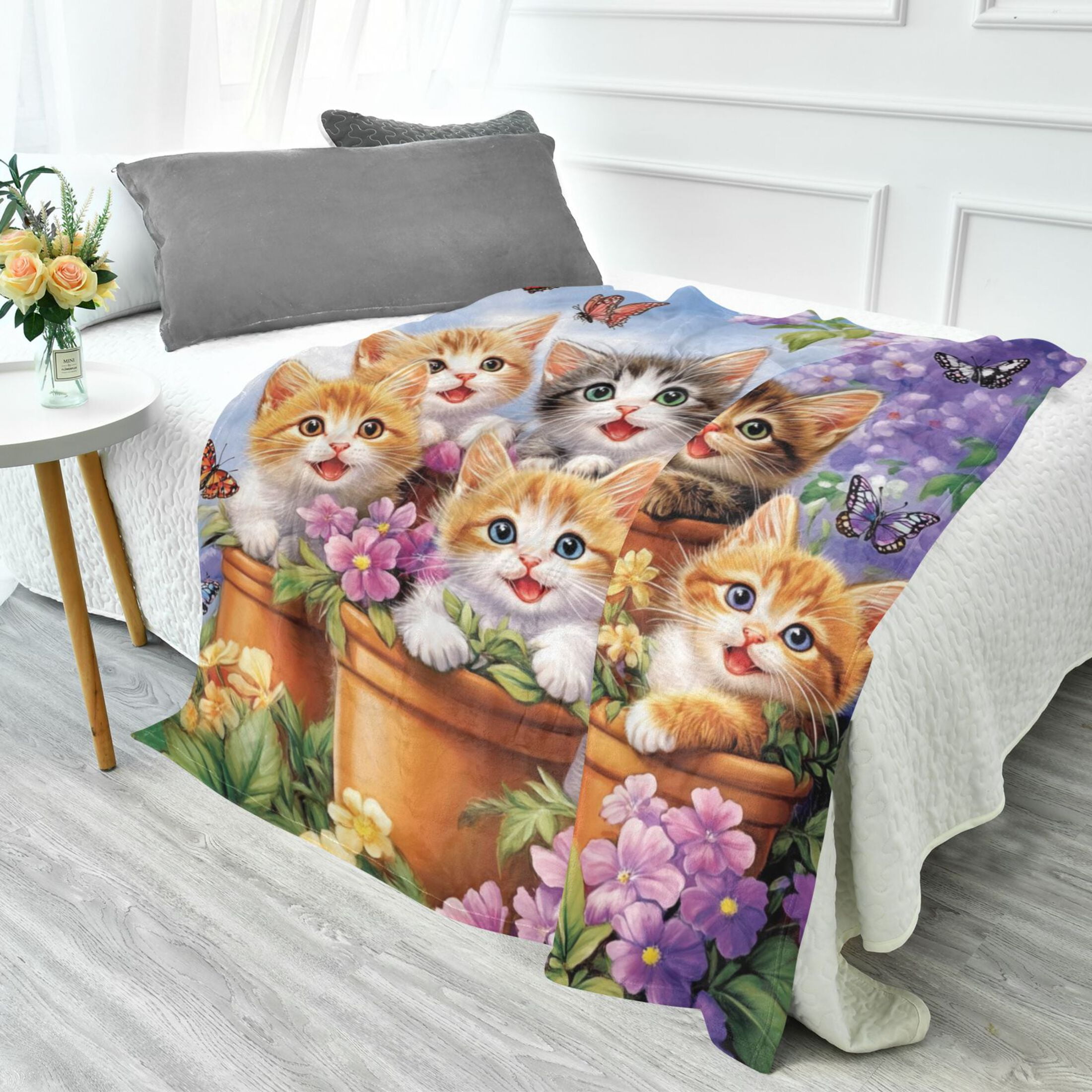 70x55 Inches Glow in The Dark Blanket Cozy Throw Camping Blankets for ...
