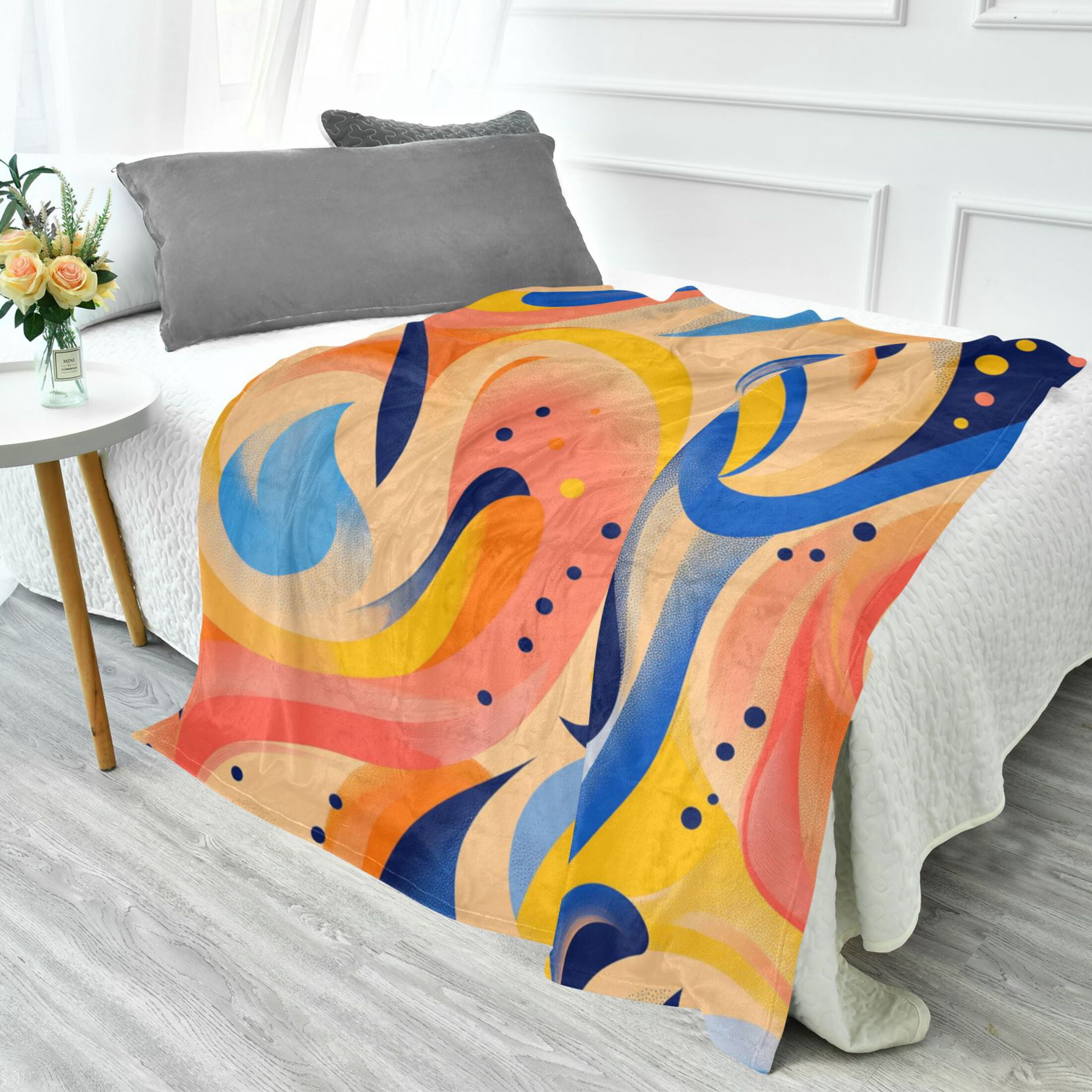 70x55 Inches Glow in The Dark Blanket Cozy Throw Camping Blankets for ...