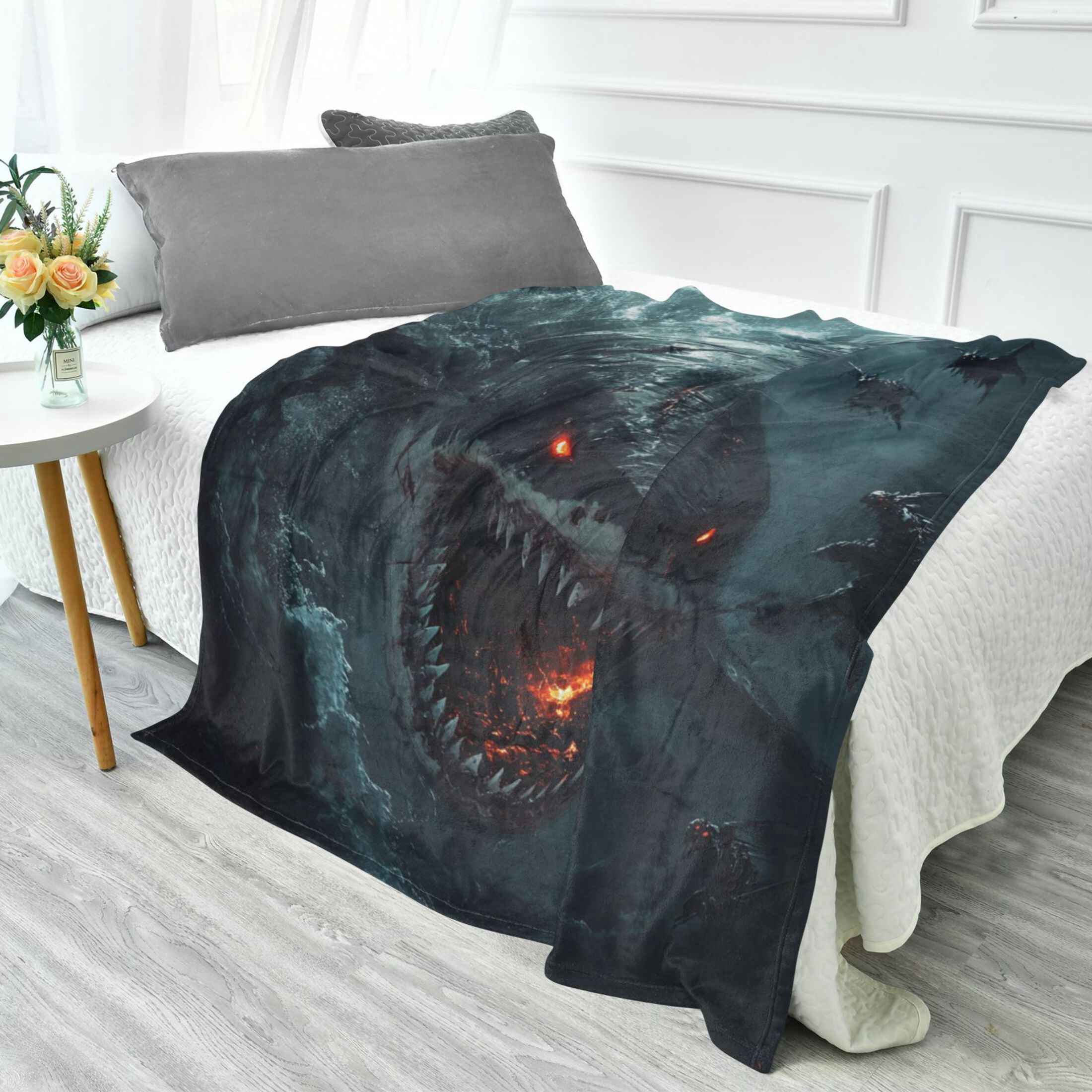 70x55 Inches Glow in The Dark Blanket Cozy Throw Camping Blankets for ...