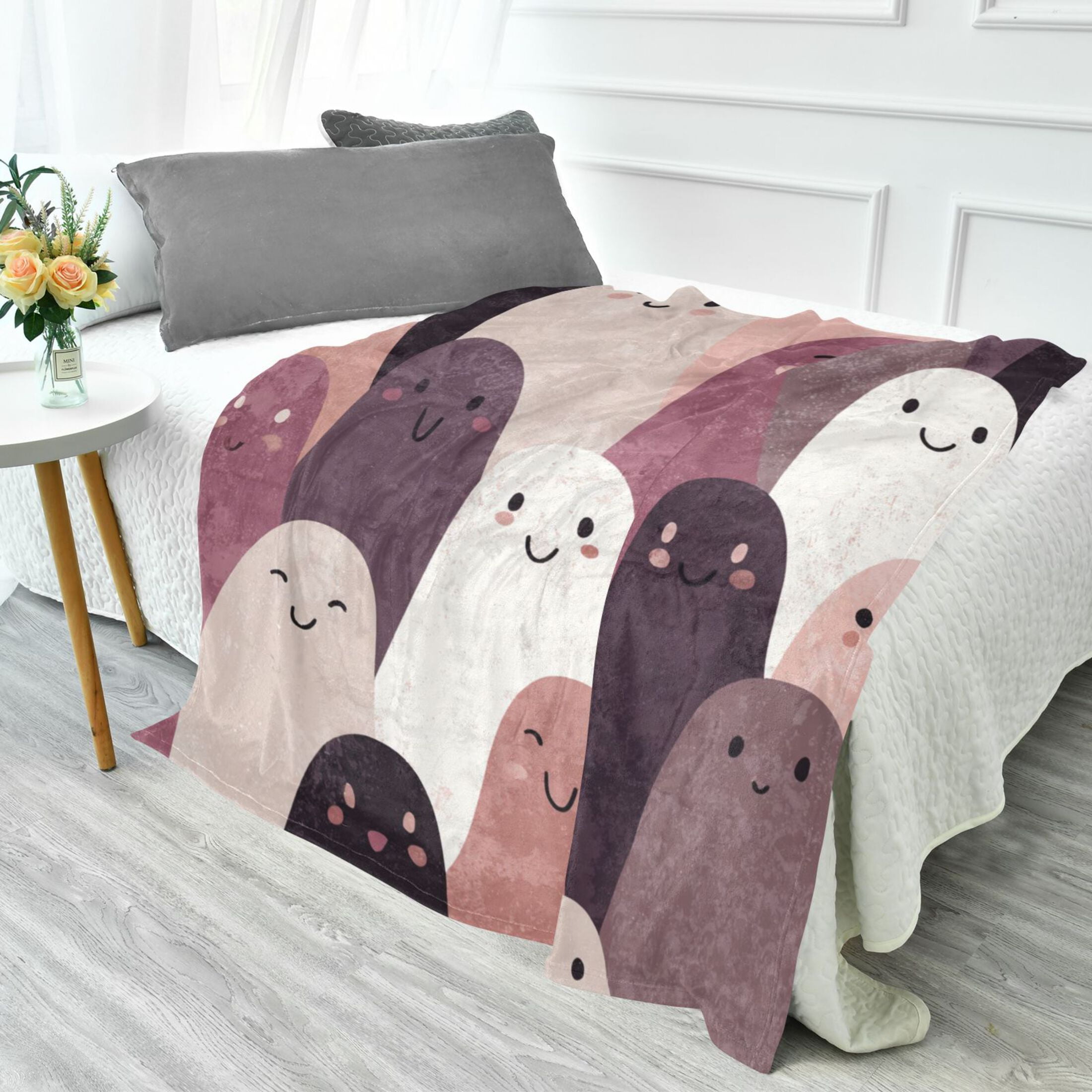 70x55 Inches Glow in The Dark Blanket Cozy Throw Camping Blankets for ...